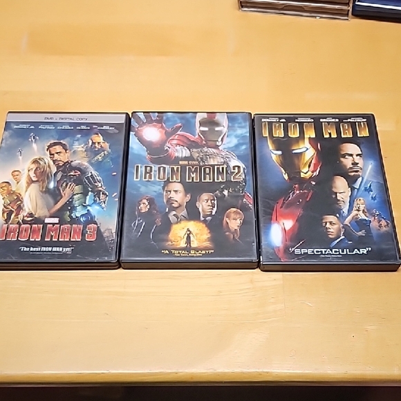 Media | Iron Man Dvd Trilogy Set | Poshmark